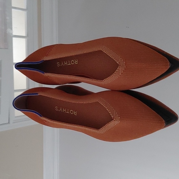 Rothy's | Shoes | Rothys The Point Flats In Copper Cognac Color Size 95 ...